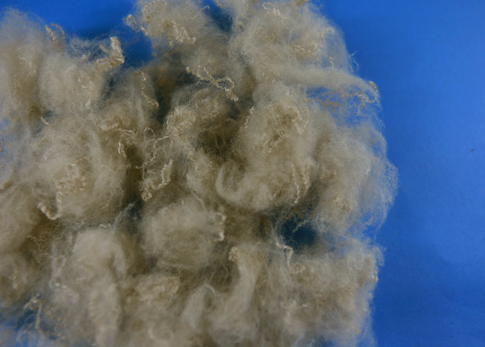 Hollow Conjugated Siliconized Fiber , Polyester Fiberfill For Padding ...
