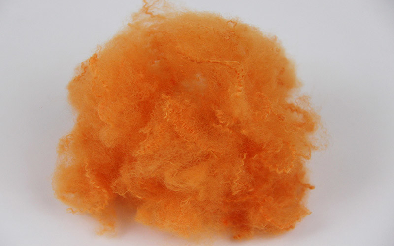 Solid Cross - Section PSF Polyester Staple Fiber Dyed Pattern For ...